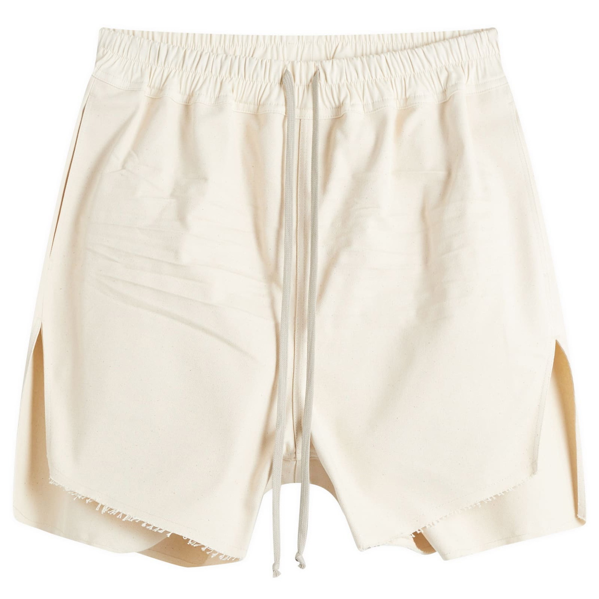 Rick Owens Men's Cotton Canvas Boxers in Natural Rick Owens