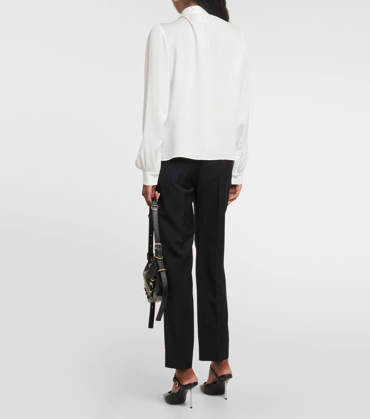 Givenchy 4G jacquard silk blouse Givenchy