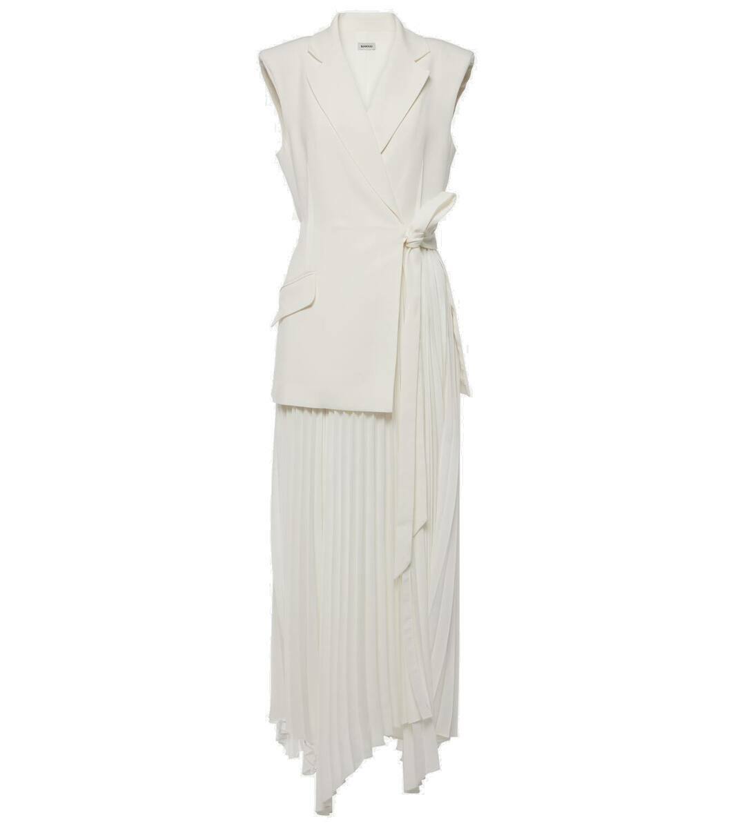 Simkhai Helena pleated wrap dress Simkhai