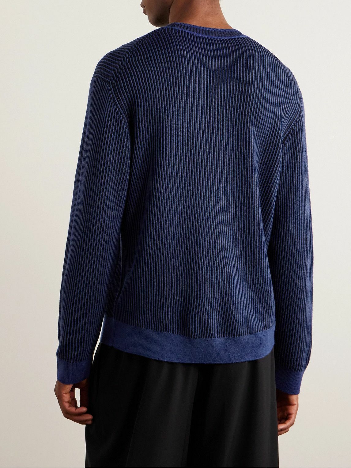Paul Smith - Striped Merino Wool Sweater - Blue Paul Smith