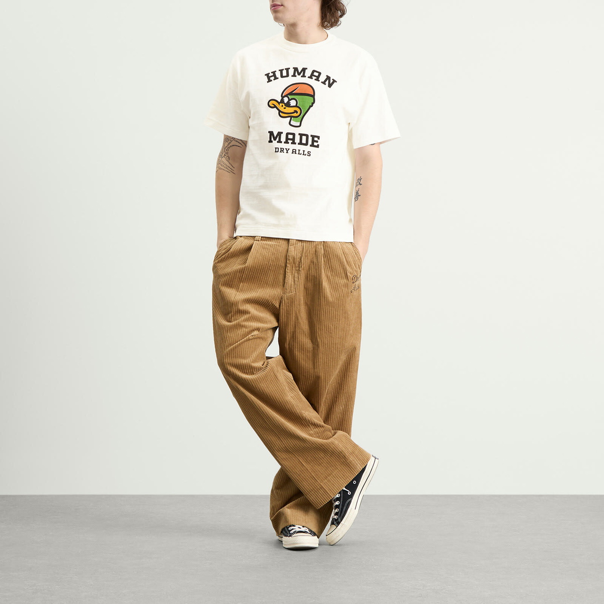 Human Made Men's Duck Head T-Shirt in White Human Made