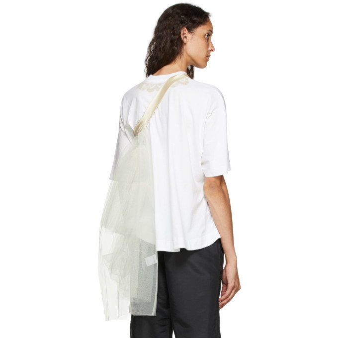 Simone Rocha White Pearl T-Shirt Simone Rocha