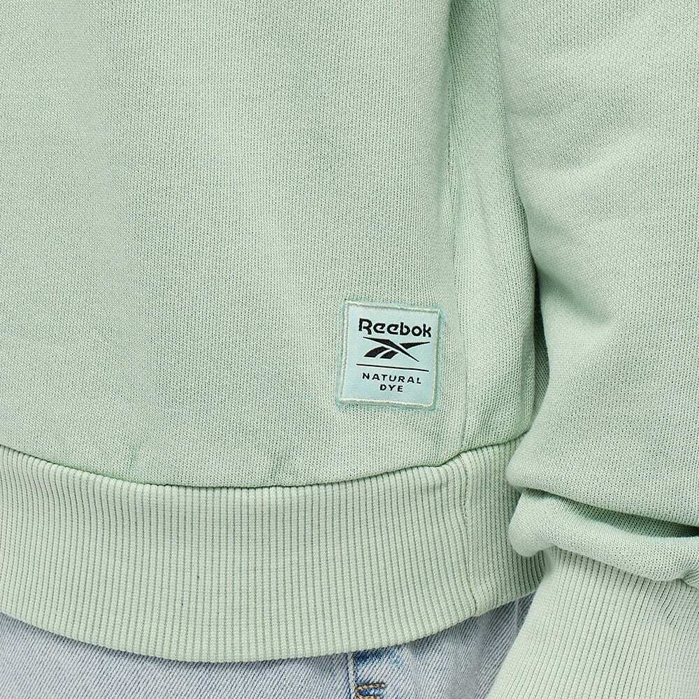 Reebok Women's Natural-Dye Crew Sweat in Light Sage Reebok