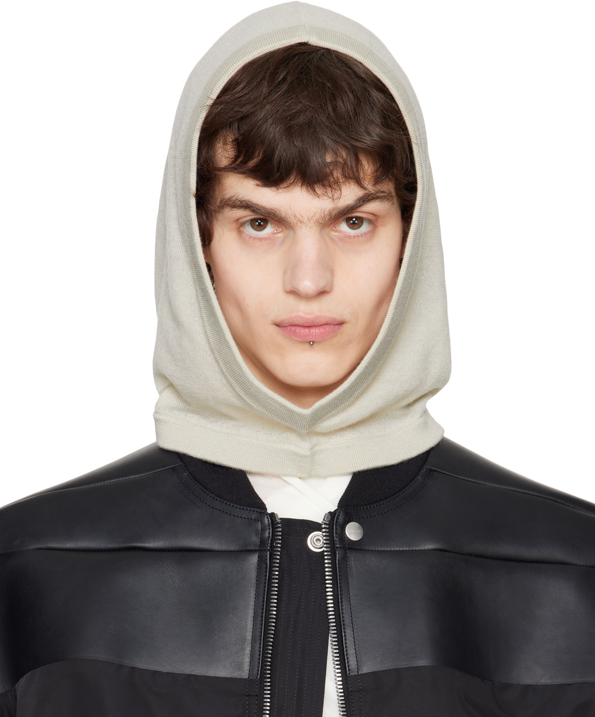 Rick Owens Off-White Hollywood Cashmere Hood Rick Owens
