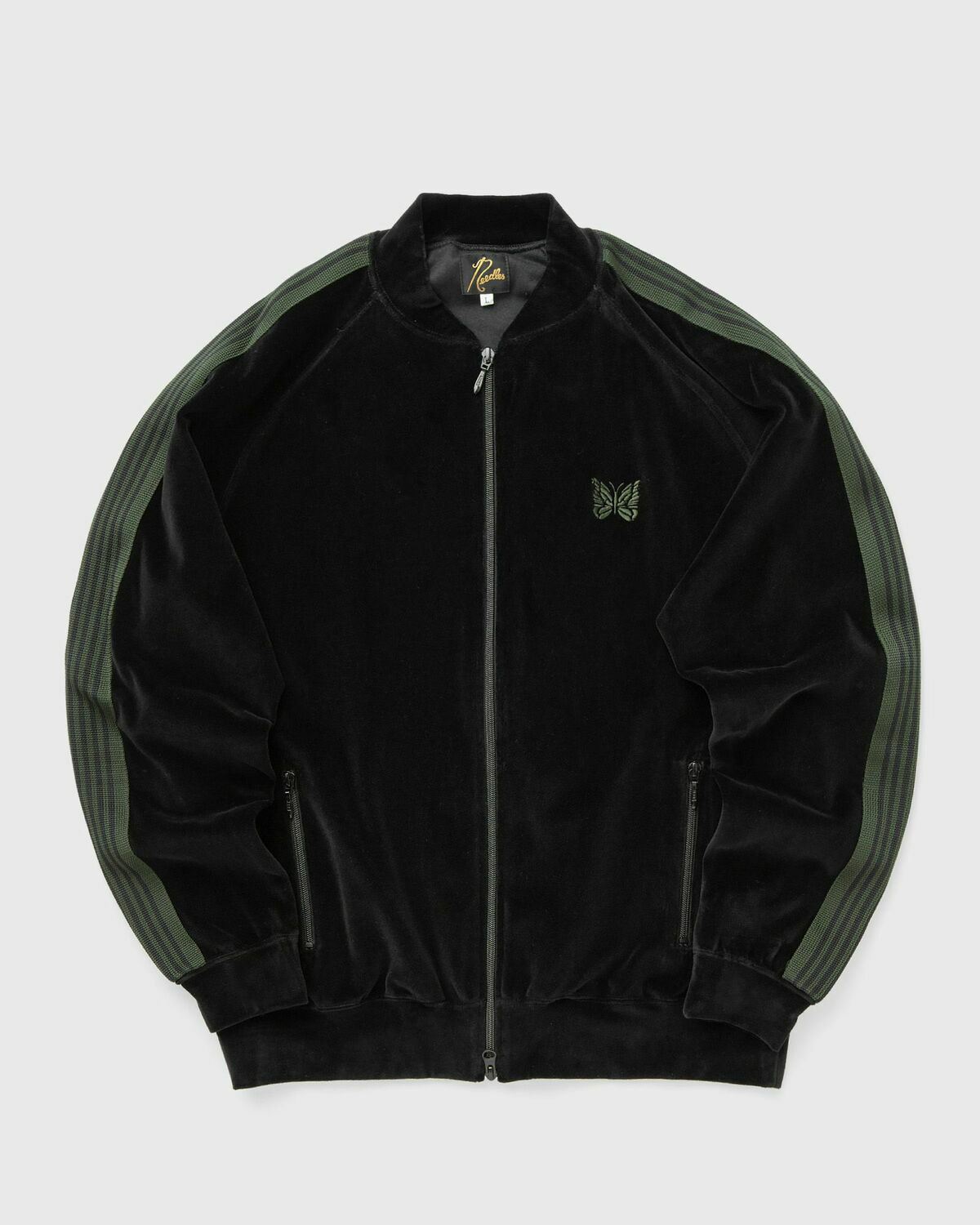 Needles R.C. Track Jacket C/Pe Velour Black Track Jackets Needles