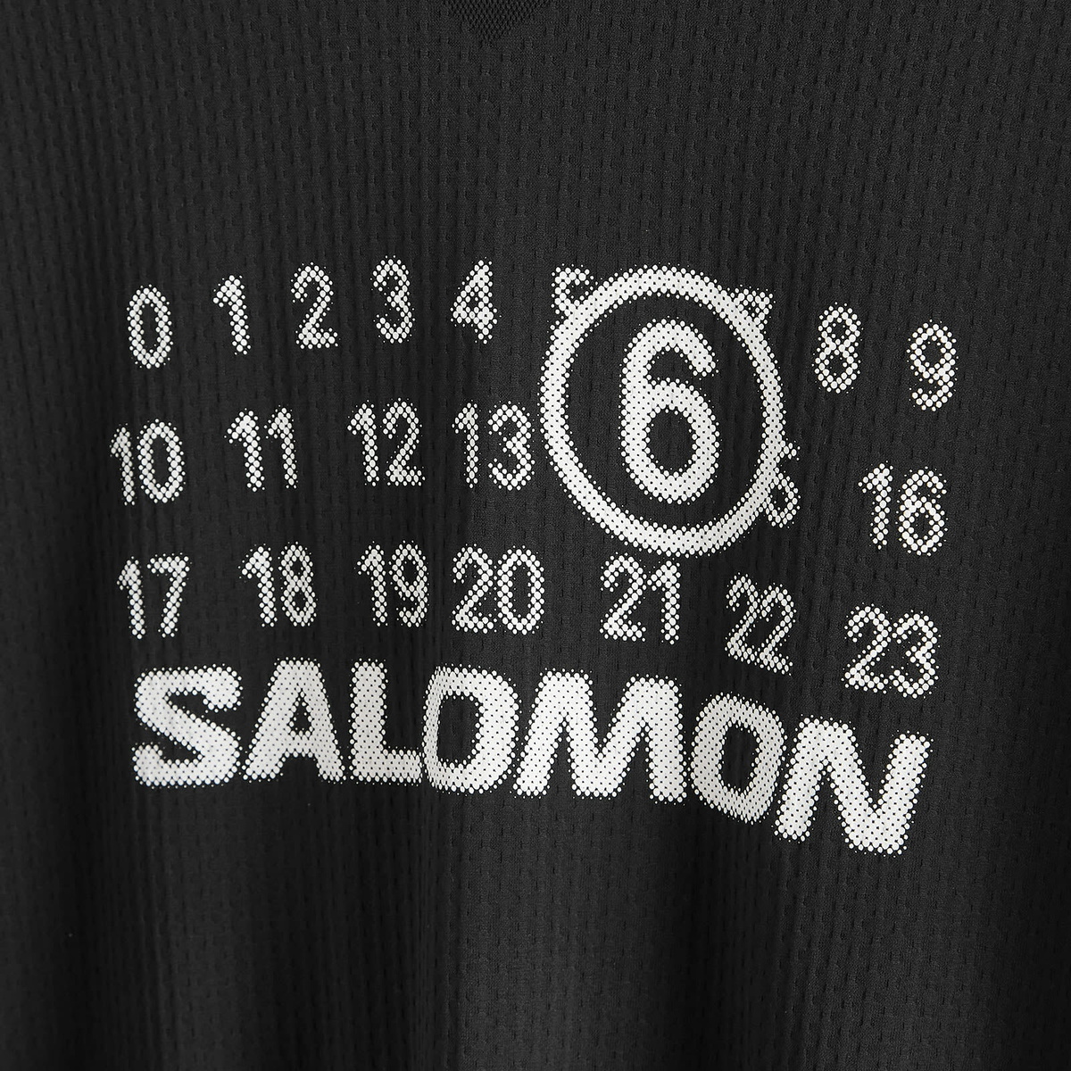 MM6 Maison Margiela Men's MM6 x Salomon T-Shirt in Deep Black MM6 ...