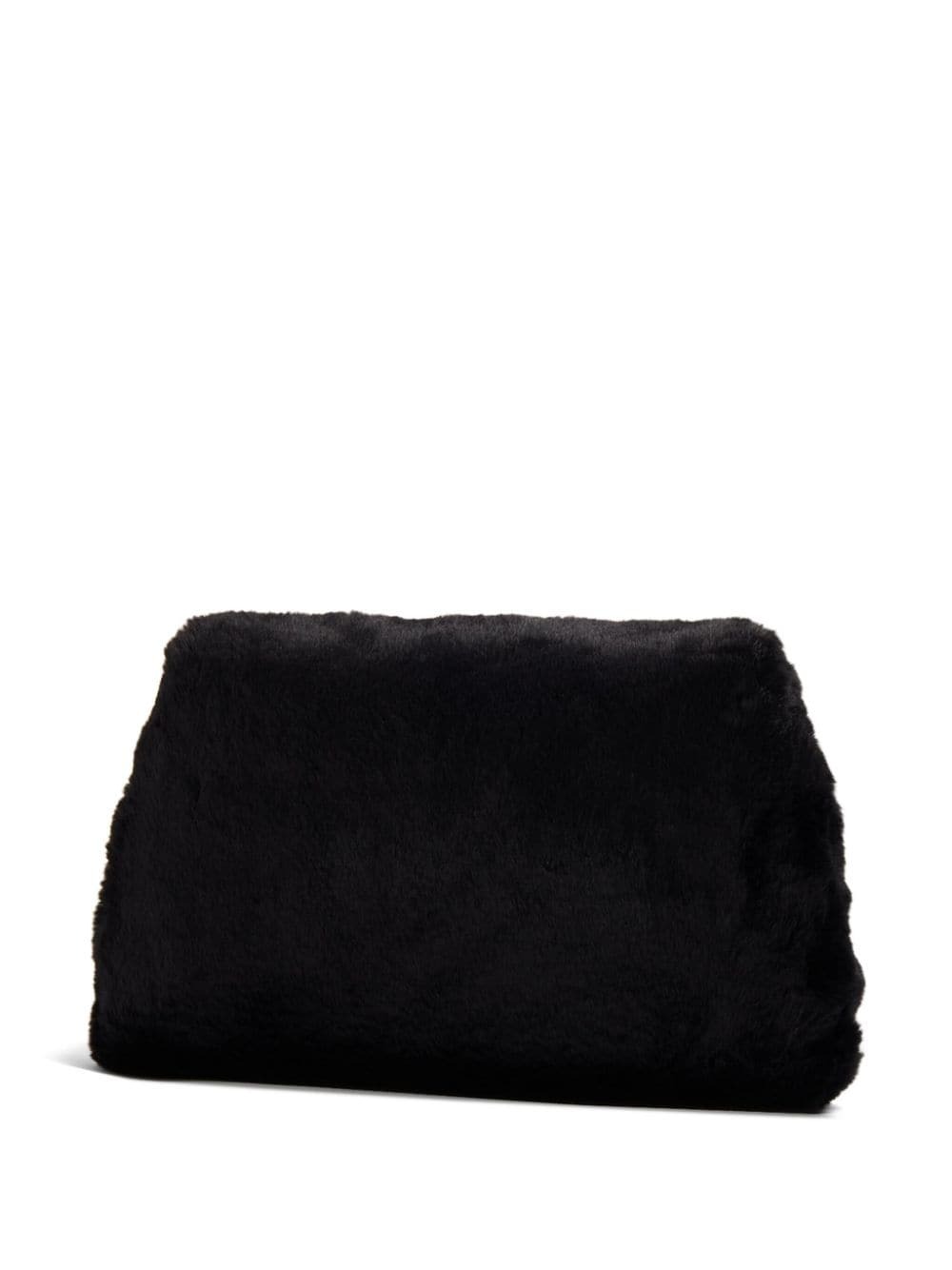 ROGER VIVIER - Rv Bouquet Strass Faux Fur Handbag Roger Vivier