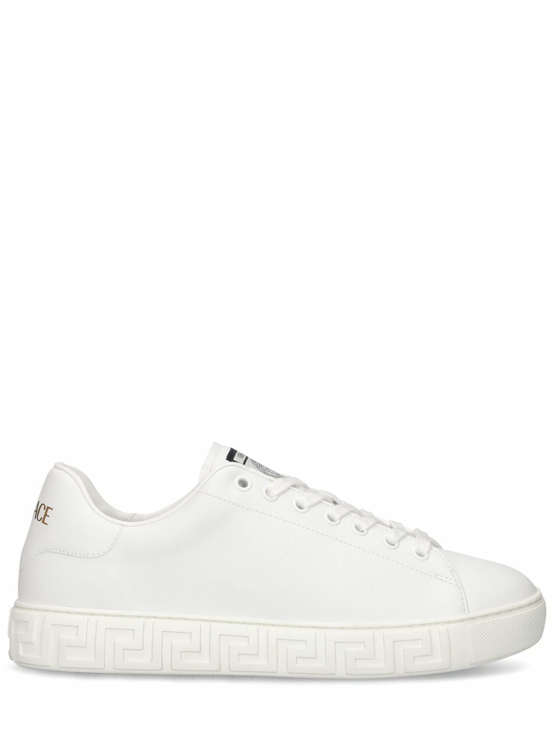 VERSACE - Responsible Leather Sneakers Versace