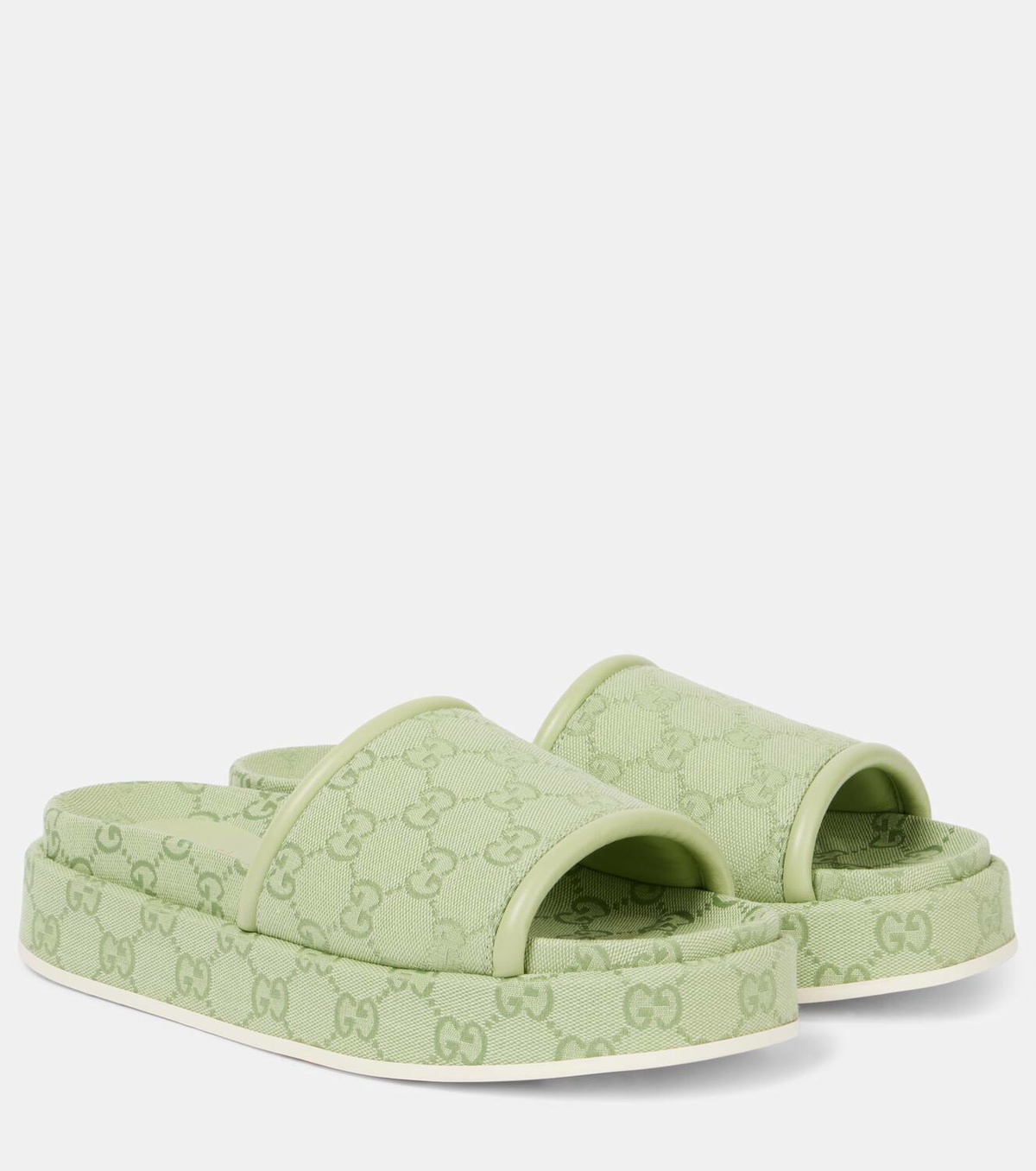 Gucci GG Canvas platform slides Gucci