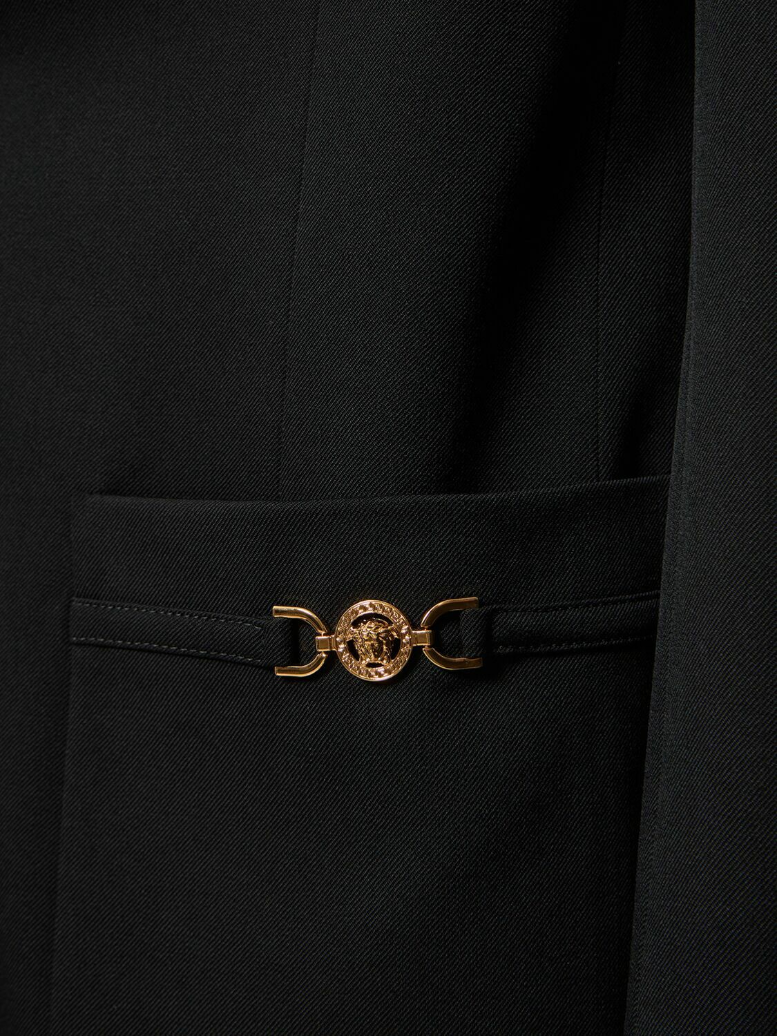 VERSACE Informal Stretch Wool Jacket Versace