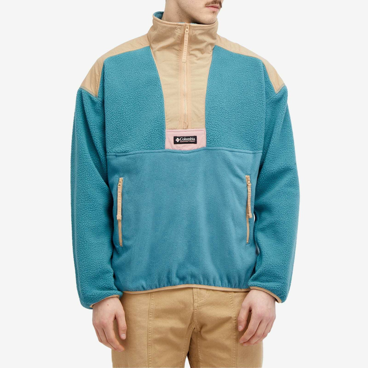 Columbia Men's Riptide™ Fleece in Cloudburst/Canoe Columbia