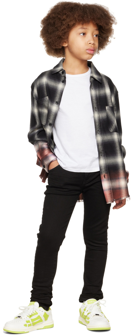 AMIRI Kids Black Stack Jeans Amiri