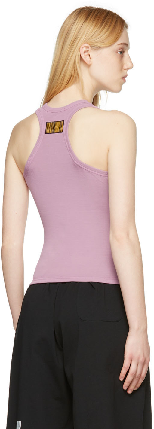 VTMNTS Purple Barcode Tank Top VTMNTS