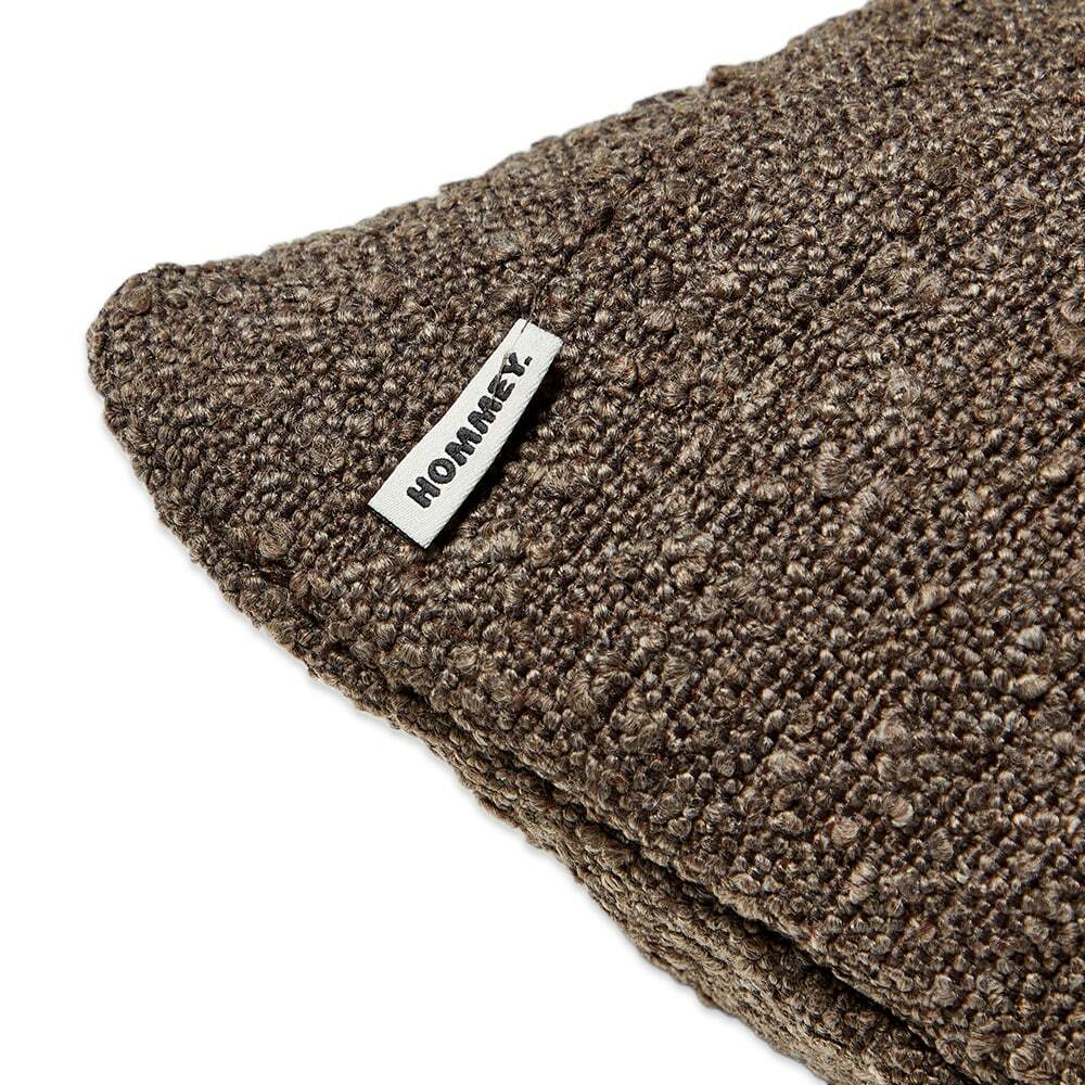 HOMMEY Essential Boucle Cushion in Truffle HOMMEY