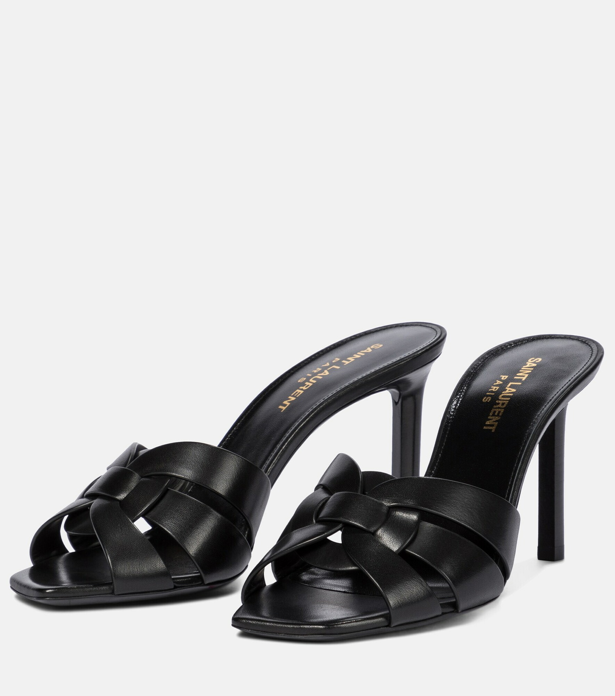 Saint Laurent - Tribute 85 leather sandals Saint Laurent