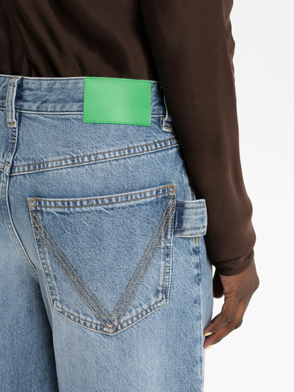 Bottega Veneta Blue High Waist Jeans Bottega Veneta