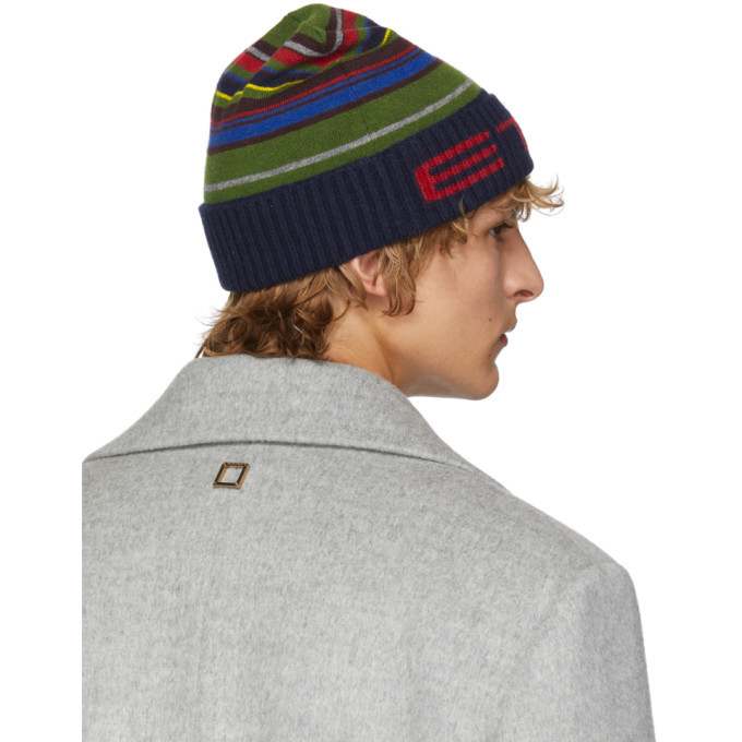 Etro Multicolor Berreto Tricot Hat Etro