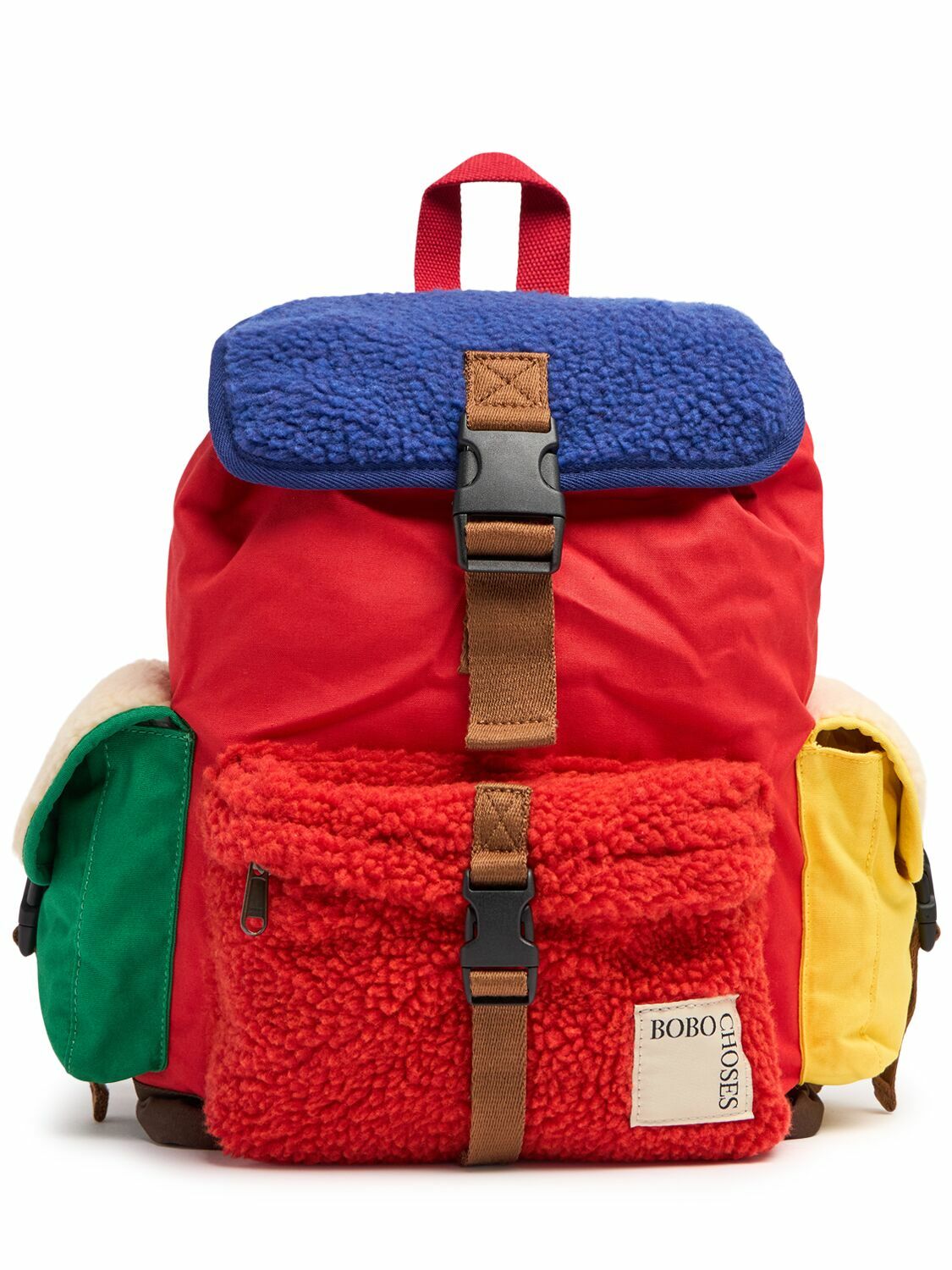 BOBO CHOSES Color Block Organic Cotton Backpack Bobo Choses