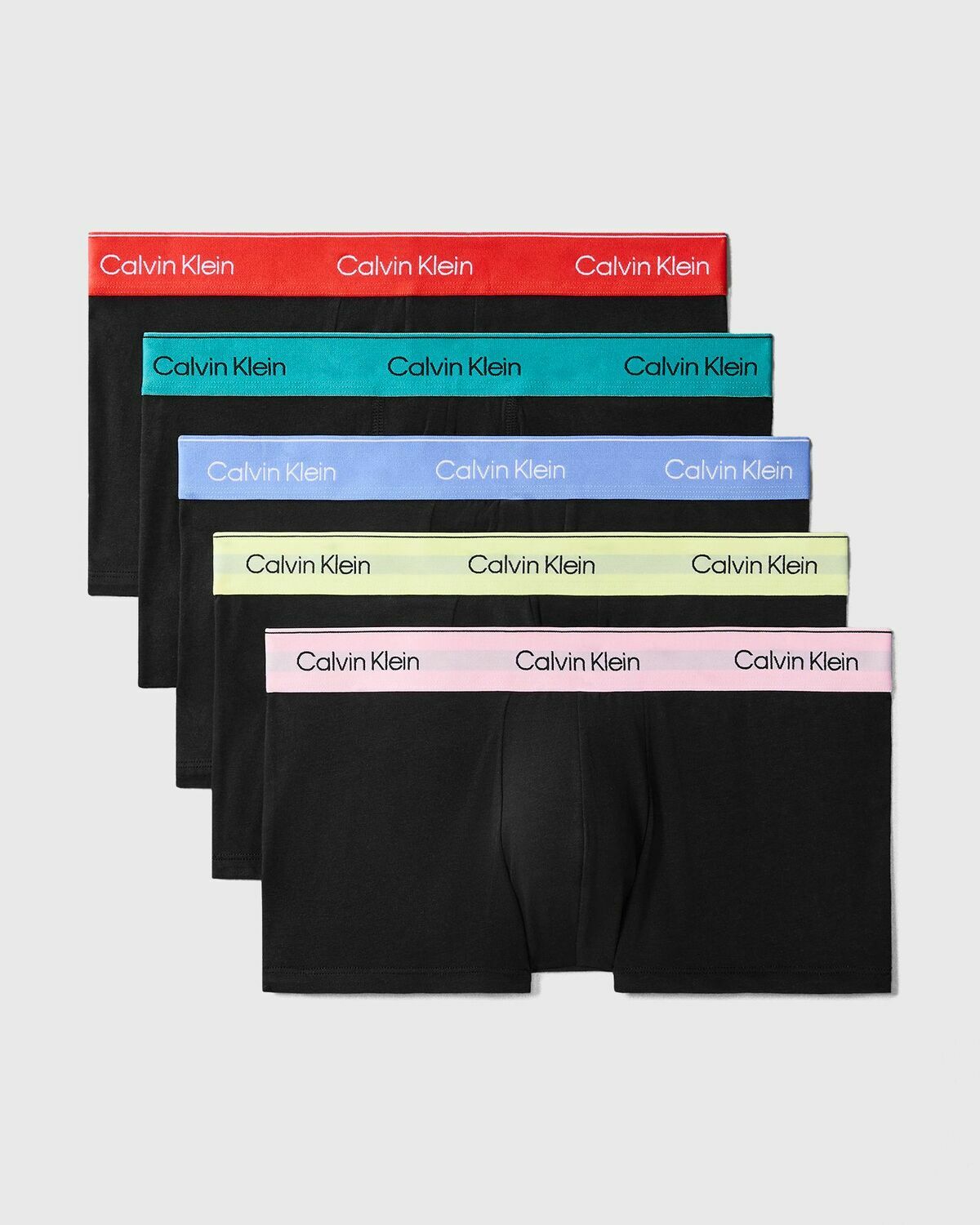 Calvin Klein Underwear LOW RISE TRUNK ICON CS PRIDE 5-PACK Black Mens ...
