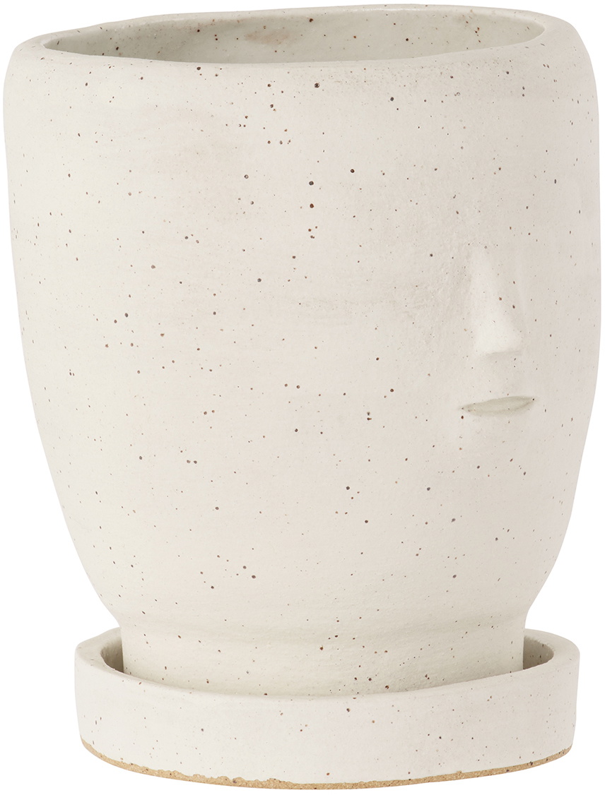 Rami Kim Studio White Footed Face Pot Set Rami Kim Studio