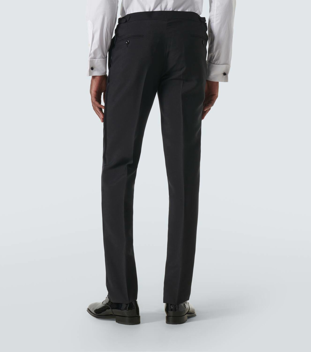 RUBINACCI Wool tuxedo pants Rubinacci