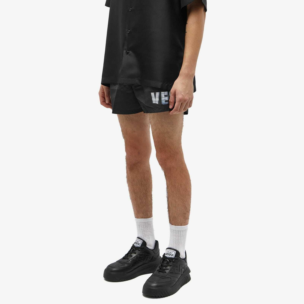 Versace Men's Hollywood Hills Swim Short in Multi Versace