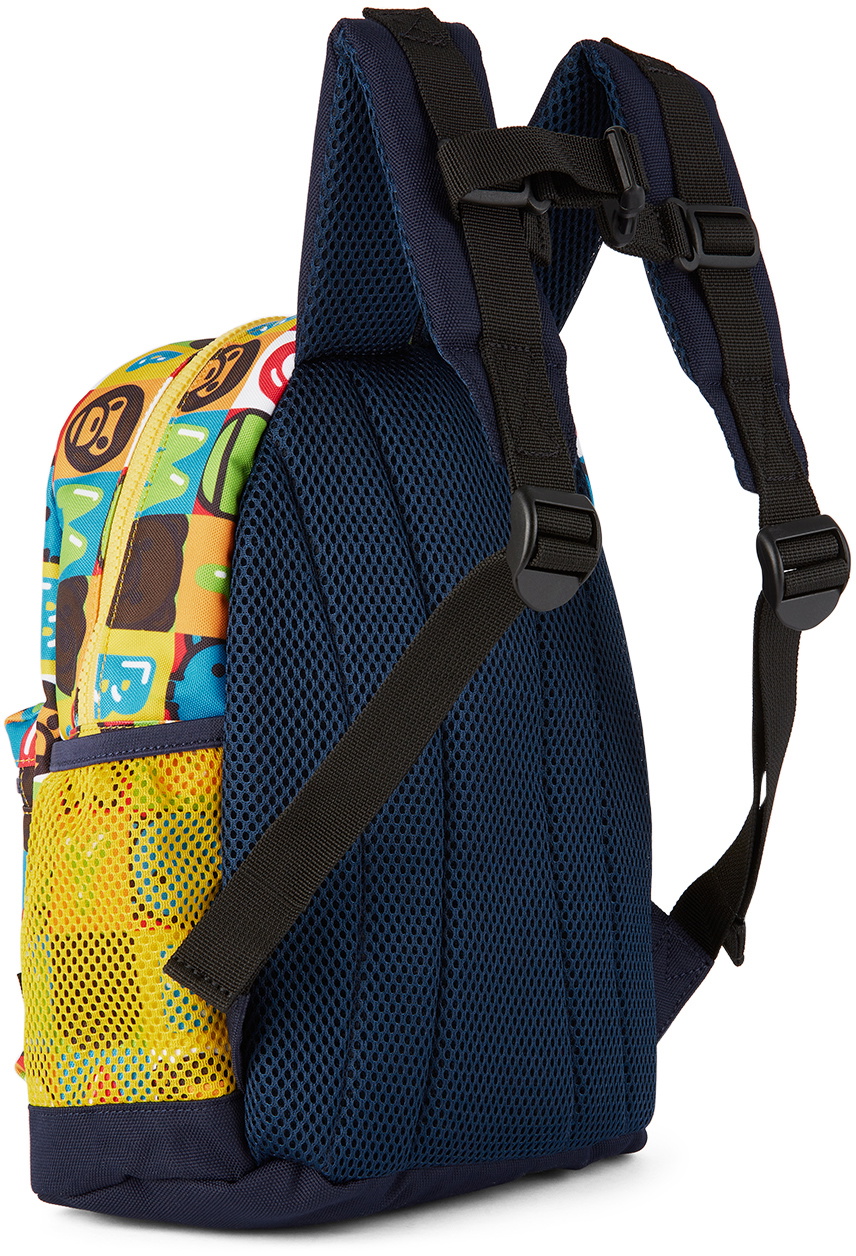 BAPE Kids Multicolor Milo Friends Block Backpack A Bathing Ape