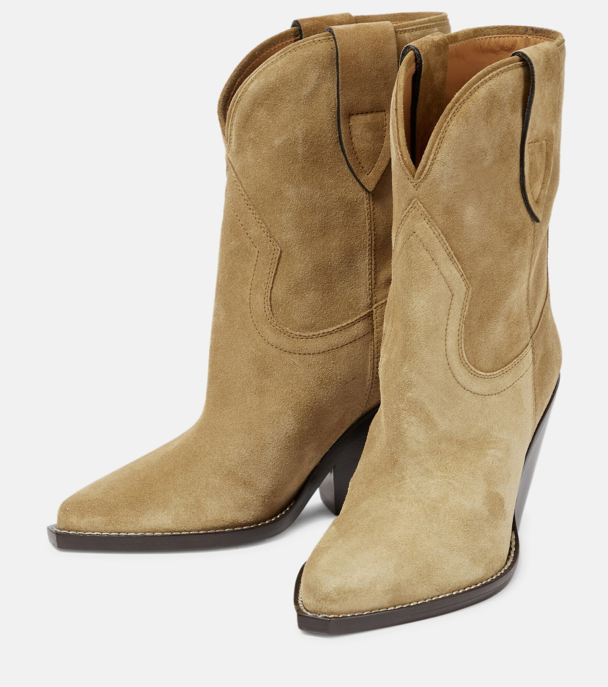 Isabel Marant - Leyane suede cowboy boots Isabel Marant