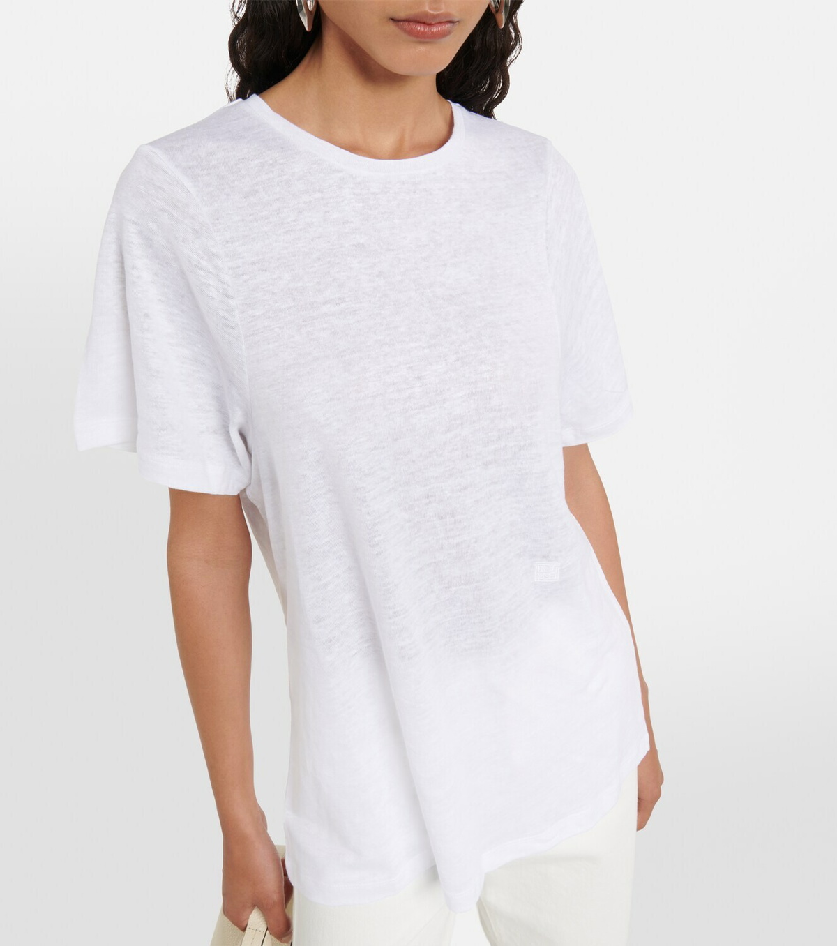 Toteme Oversized linen T-shirt Toteme