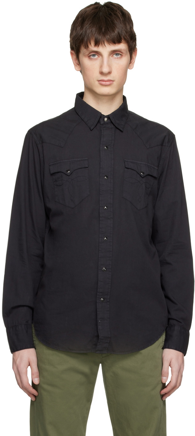 RRL Black Slim-Fit Shirt RRL