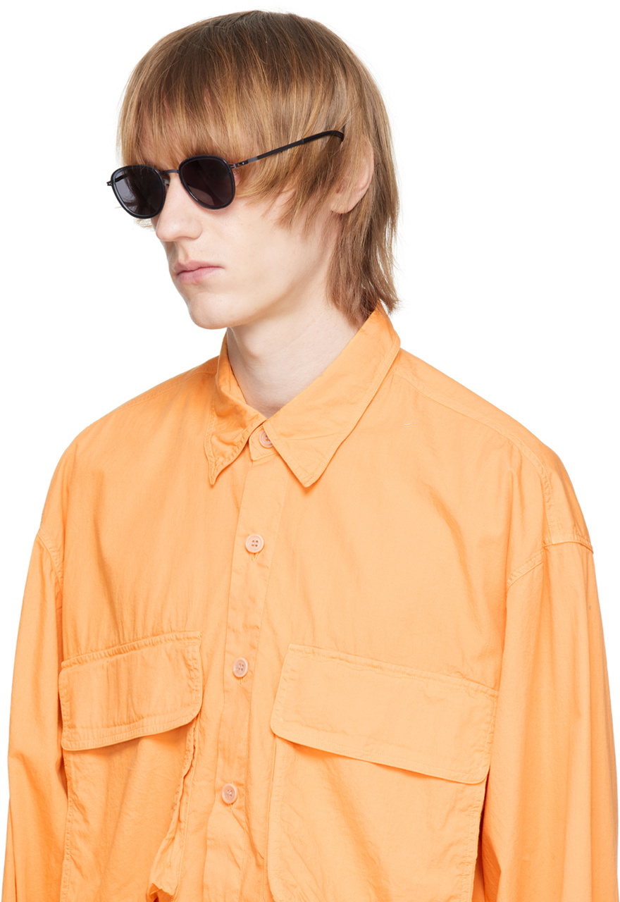 Mykita Gunmetal & Navy Helmi Sunglasses Mykita