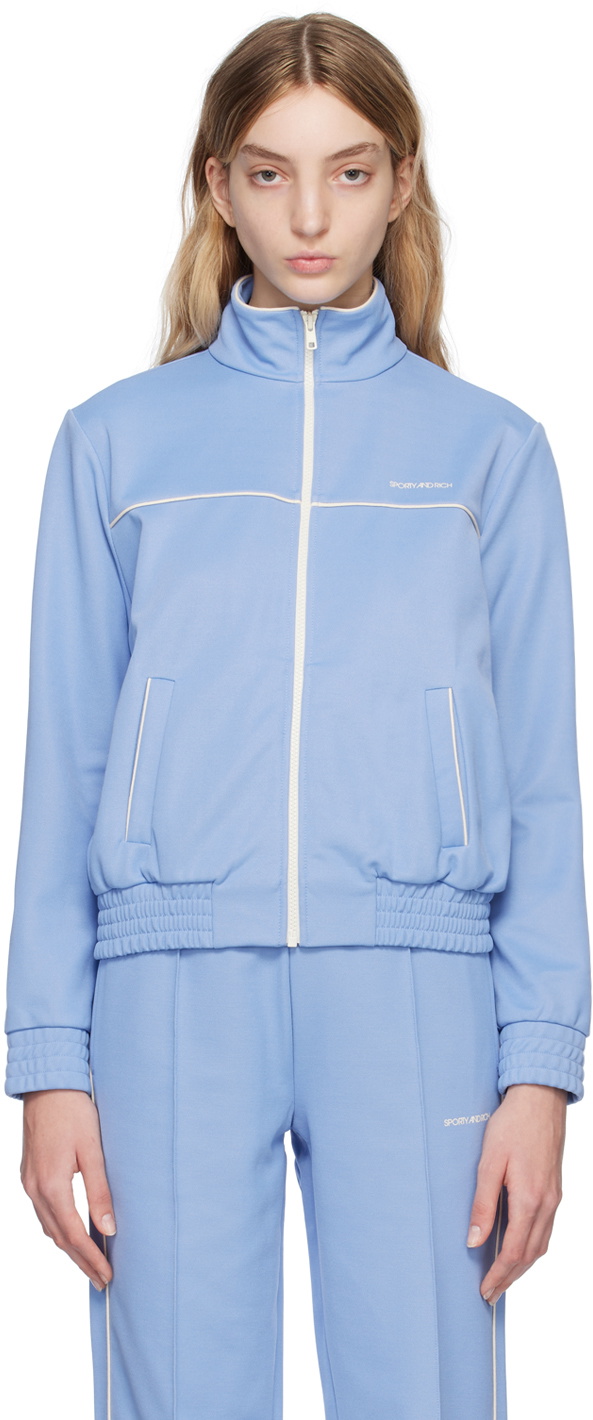 Sporty & Rich Blue Eden Track Jacket Sporty & Rich