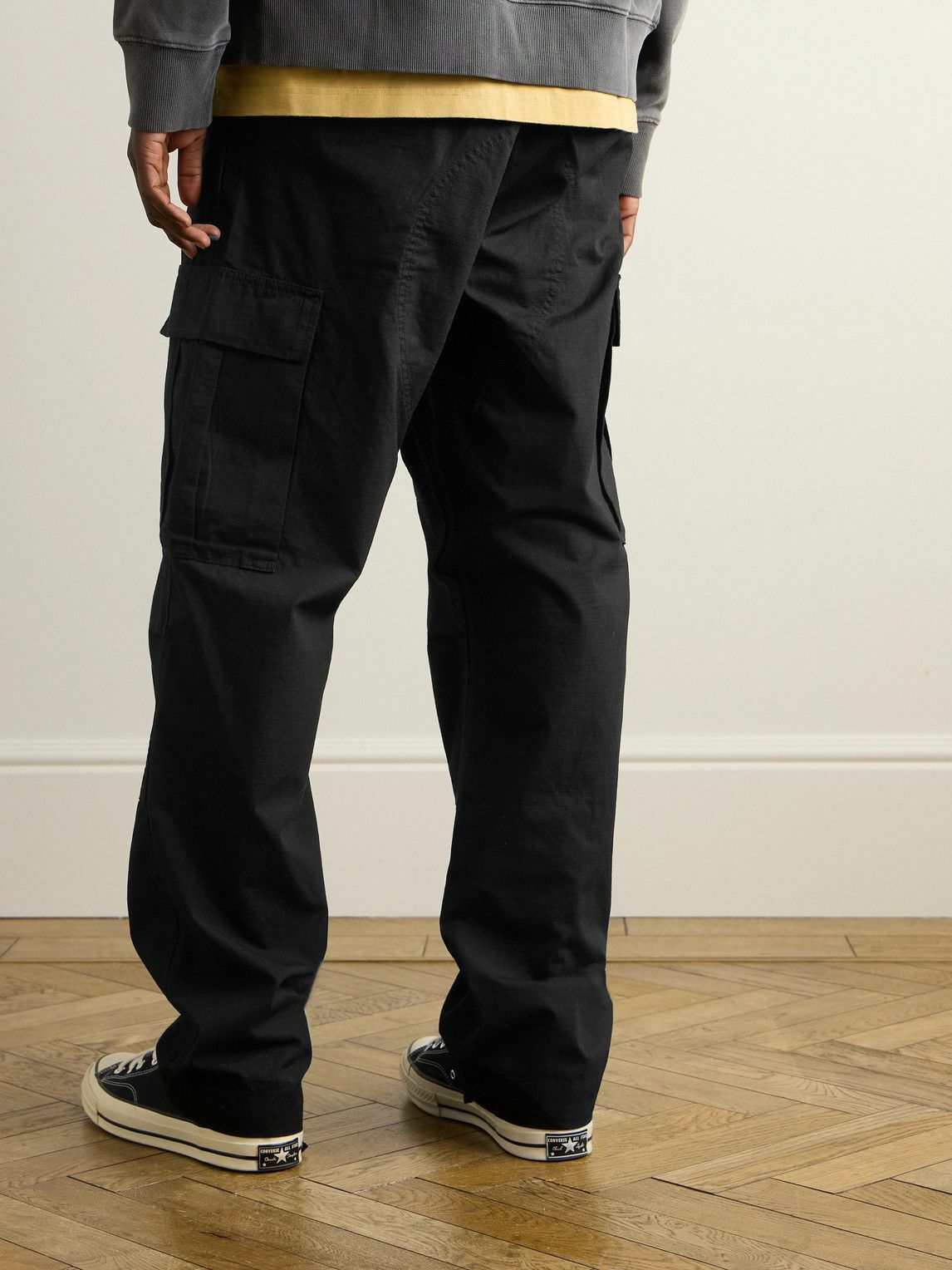 Carhartt WIP - Straight-Leg Cotton-Ripstop Cargo Trousers - Black Carhartt WIP