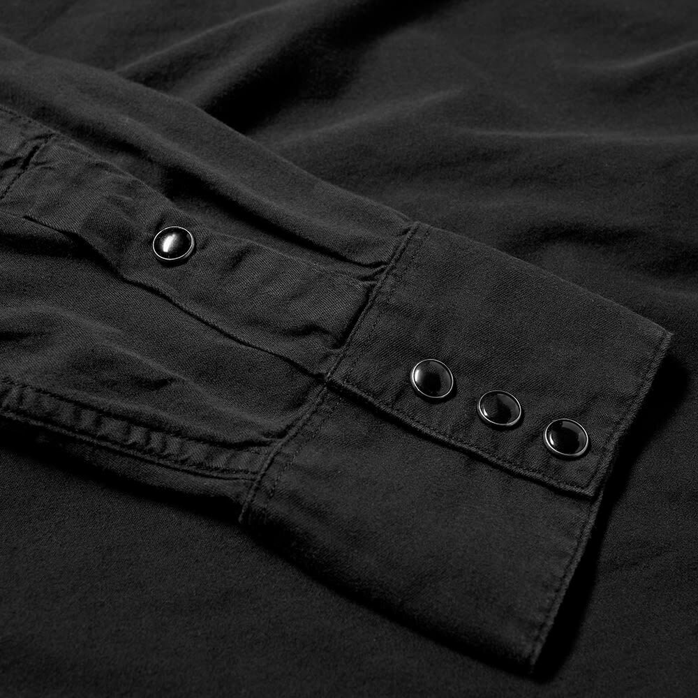 RRL Men's Heritage Western Shirt in Polo Black RRL