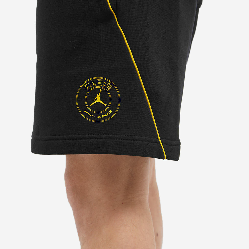 Nike Men's Air Jordan X PSG Fleece Short in Black/Taxi Nike