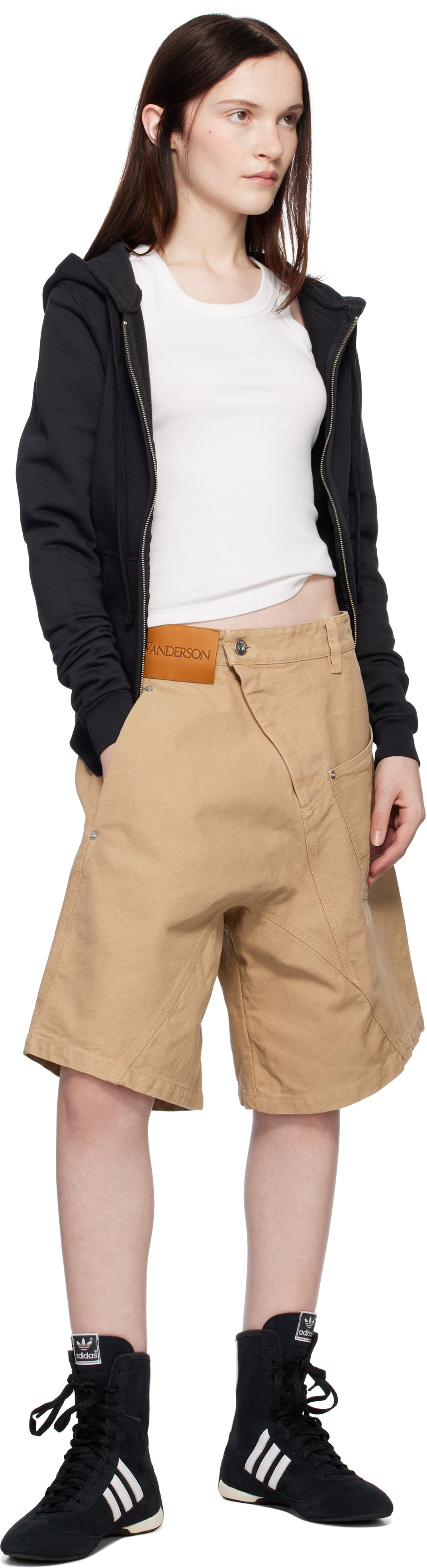 adidas Originals Black Rasant Mid Sneakers adidas Originals