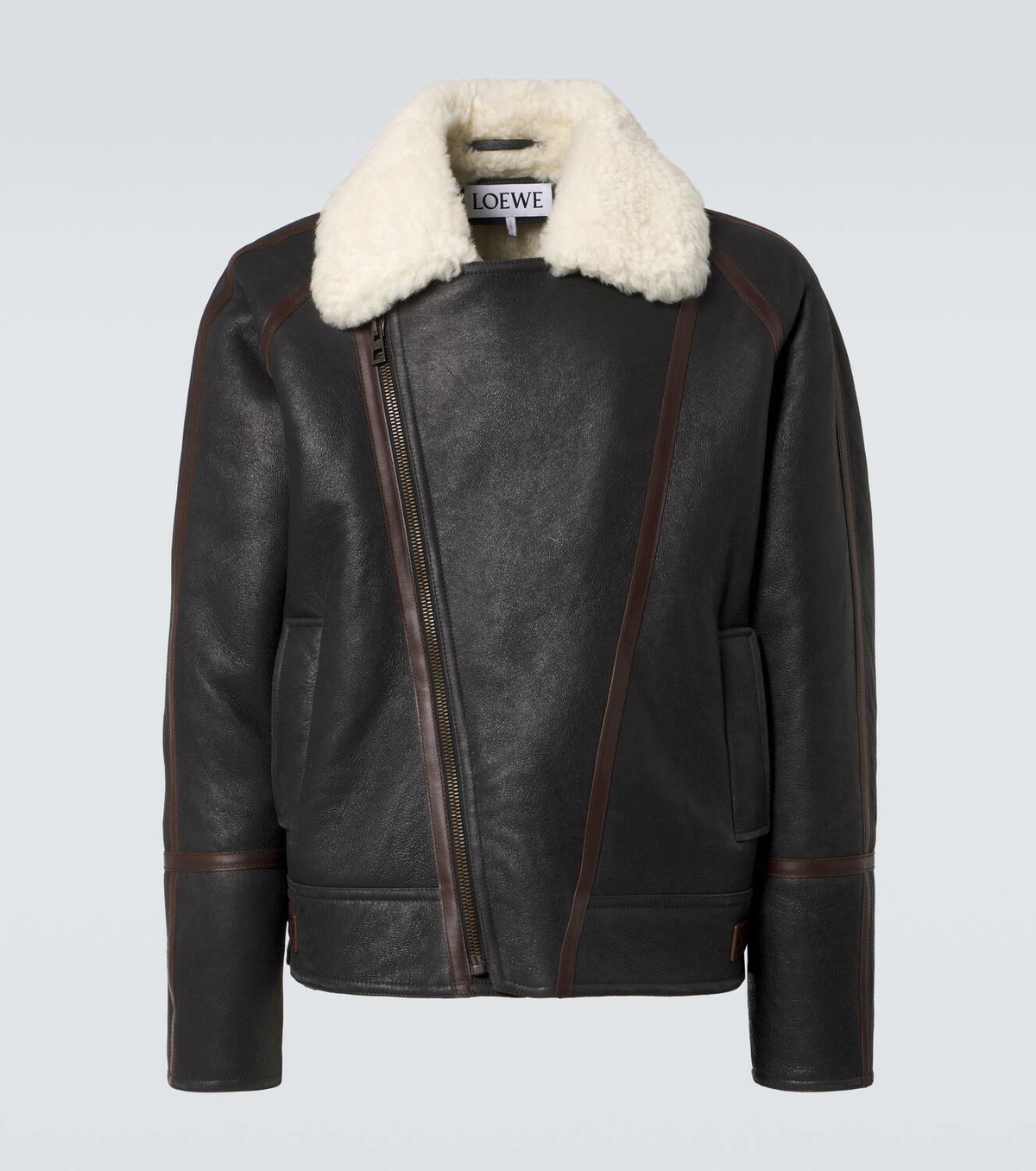 Loewe Shearling-lined leather jacket Loewe