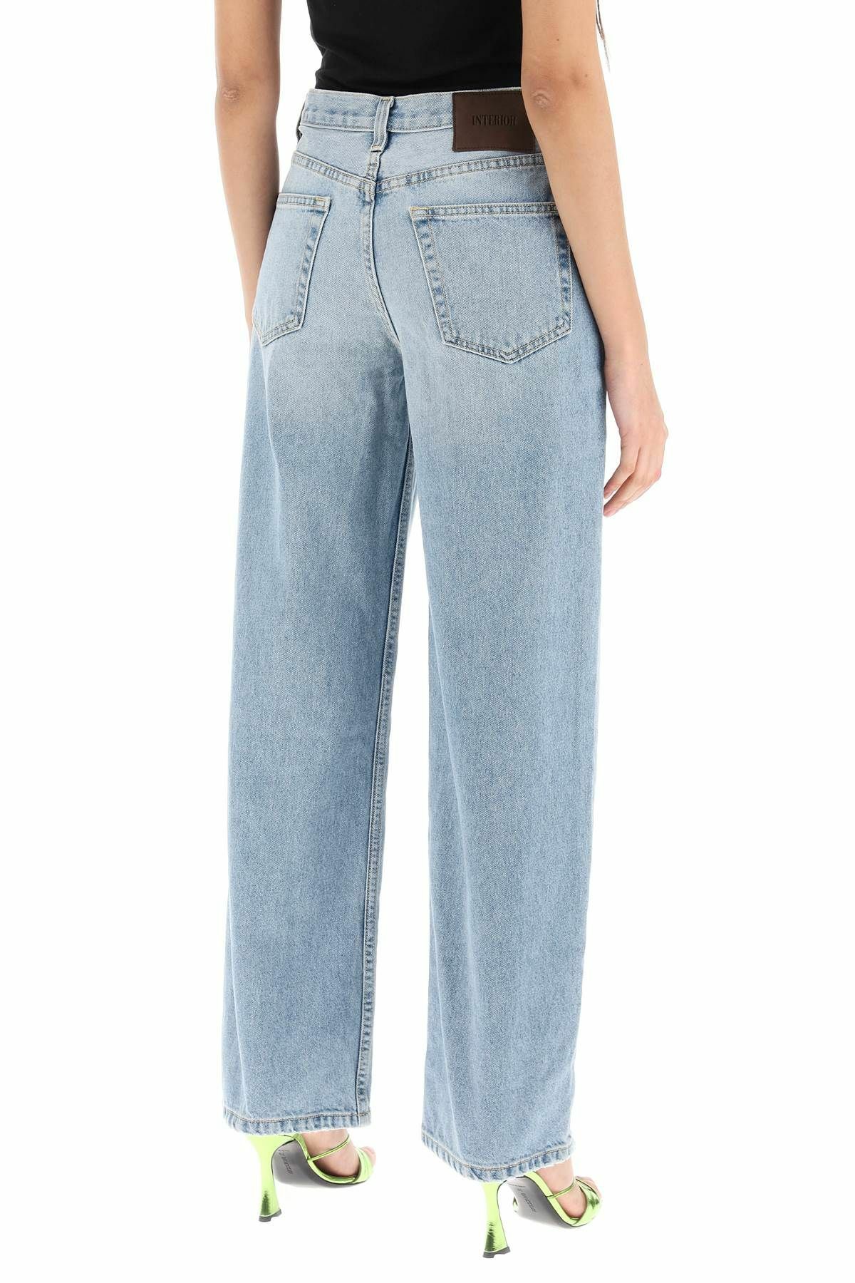 INTERIOR remy wide leg jeans Light blue Interior