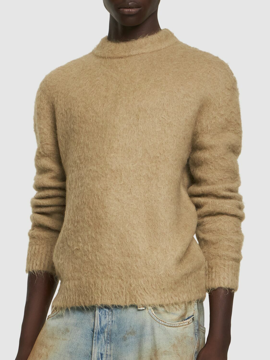 ACNE STUDIOS - Kameo Brushed Wool Blend Knit Sweater Acne Studios
