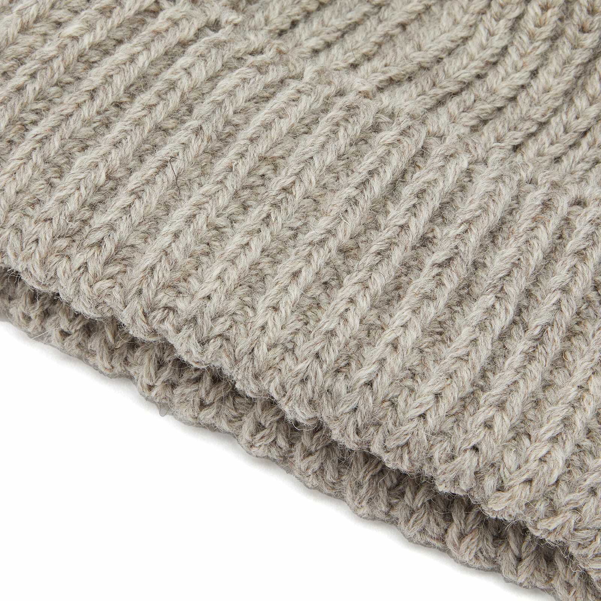 Café Mountain Men's Wool Toque Beanie in Chalk Café Mountain