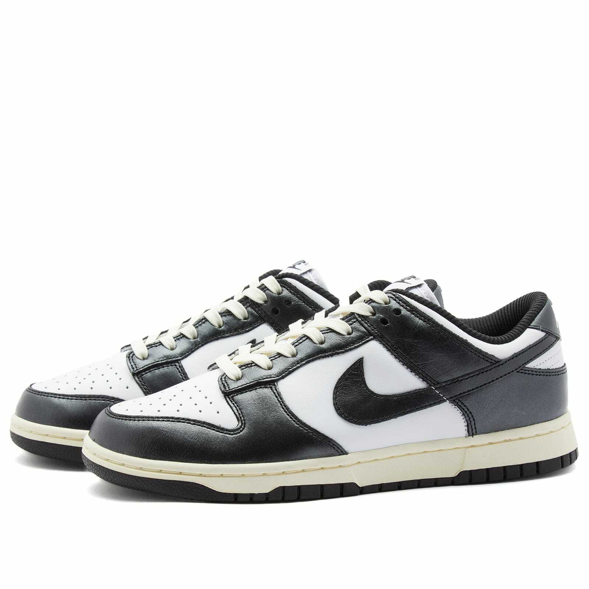Nike Women's W Dunk Low PRM Sneakers in White/Black Coconut Milk Nike