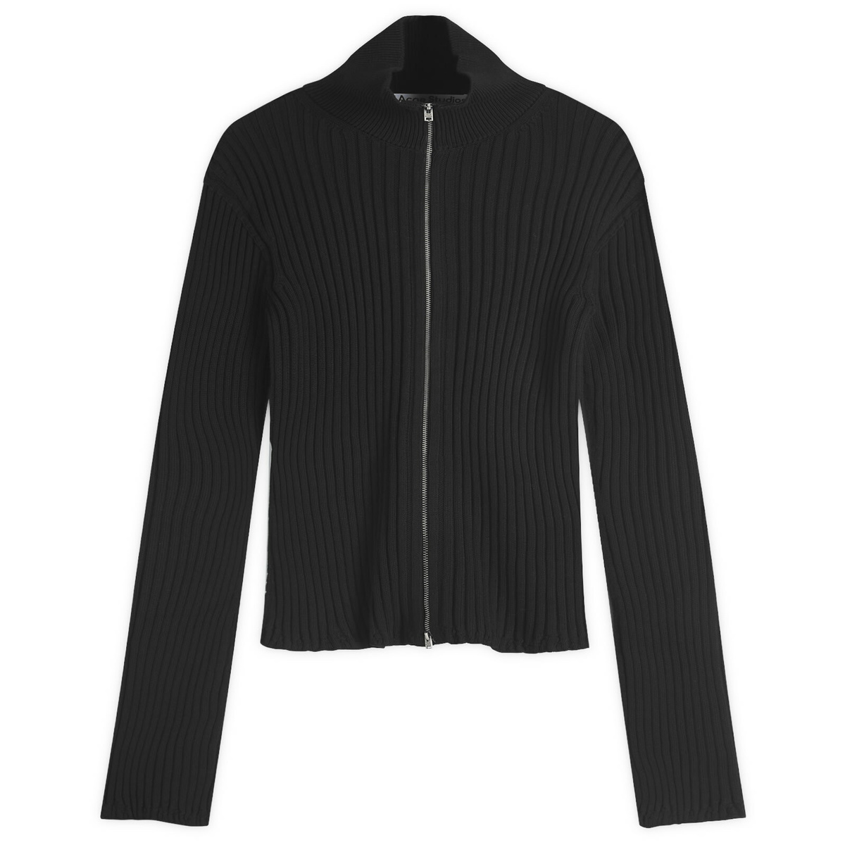 Acne Studios Men's Koton Cotton Core Zip Through in Black Acne Studios