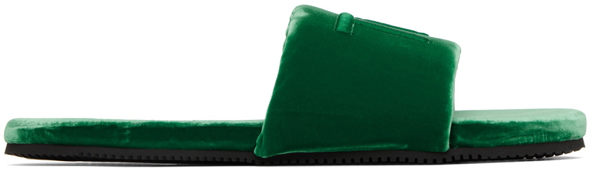 TOM FORD Green Harrison Slippers TOM FORD
