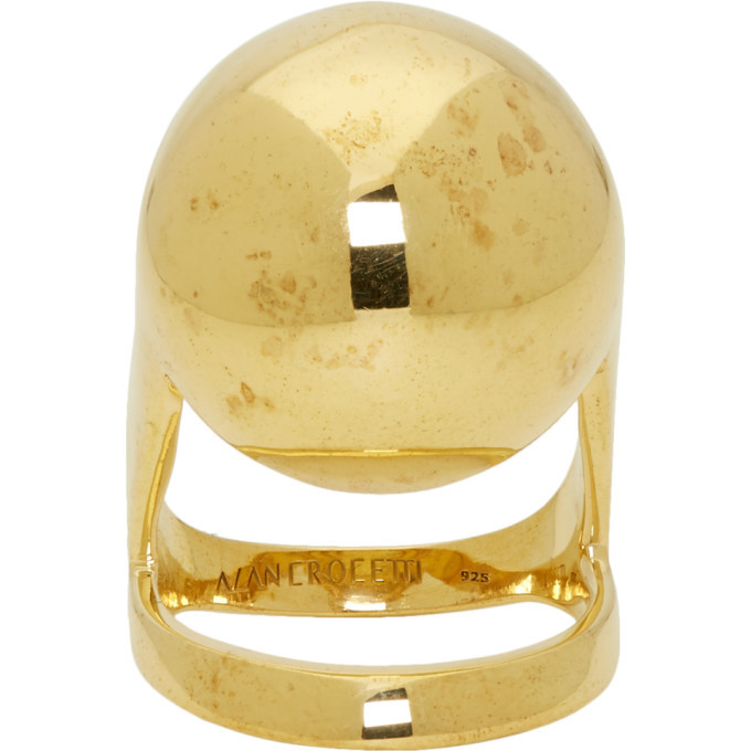 Alan Crocetti Gold Armadillo Joint Ring Alan Crocetti