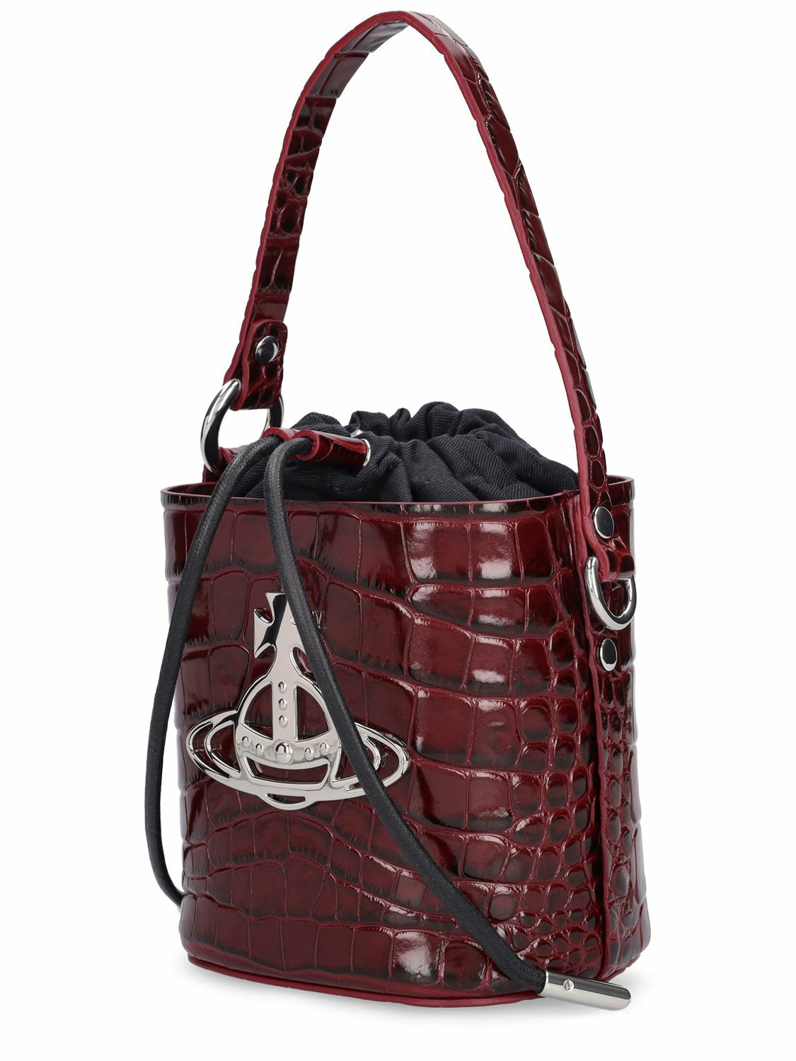 VIVIENNE WESTWOOD - Daisy Croc Embossed Bucket Bag Vivienne Westwood