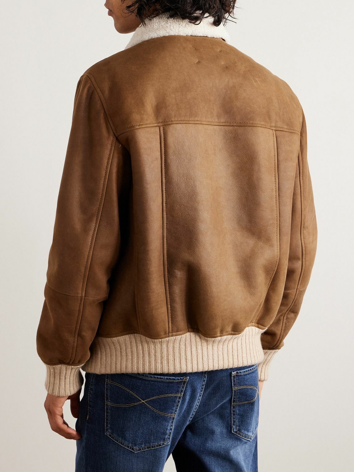 Brunello Cucinelli - Shearling Jacket - Brown Brunello Cucinelli