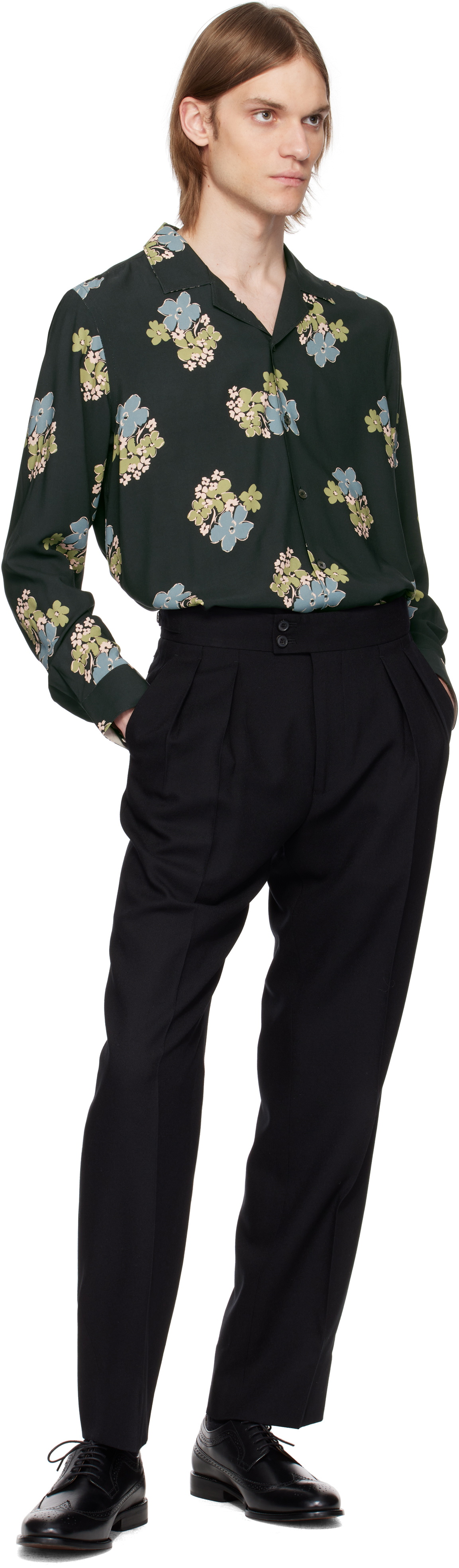 Paul Smith Black Floral Shirt Paul Smith