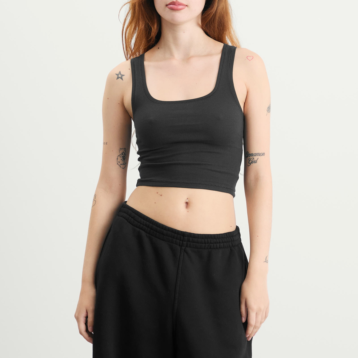 SKIMS Women's Cotton Rib Bundle Tank in Bone Multi SKIMS