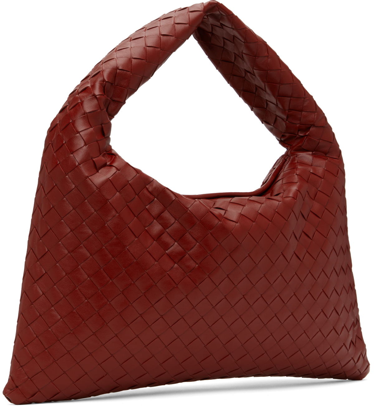 Bottega Veneta Red Small Hop Bag Bottega Veneta