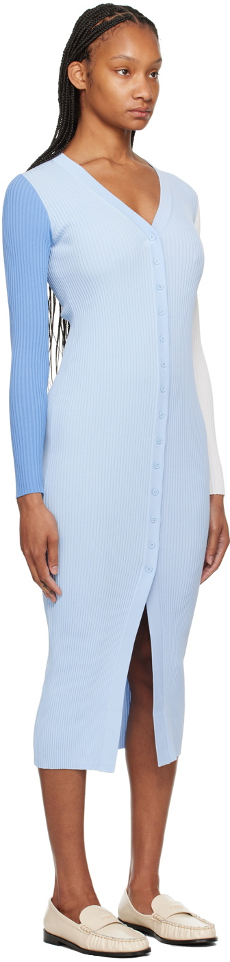 Staud Blue Shoko Midi Dress Staud
